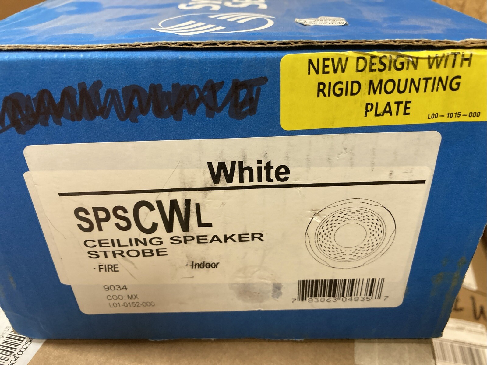 NEW IN BOX: System Sensor SPSCWL - Ceiling Speaker Strobe - White (FIRE ...