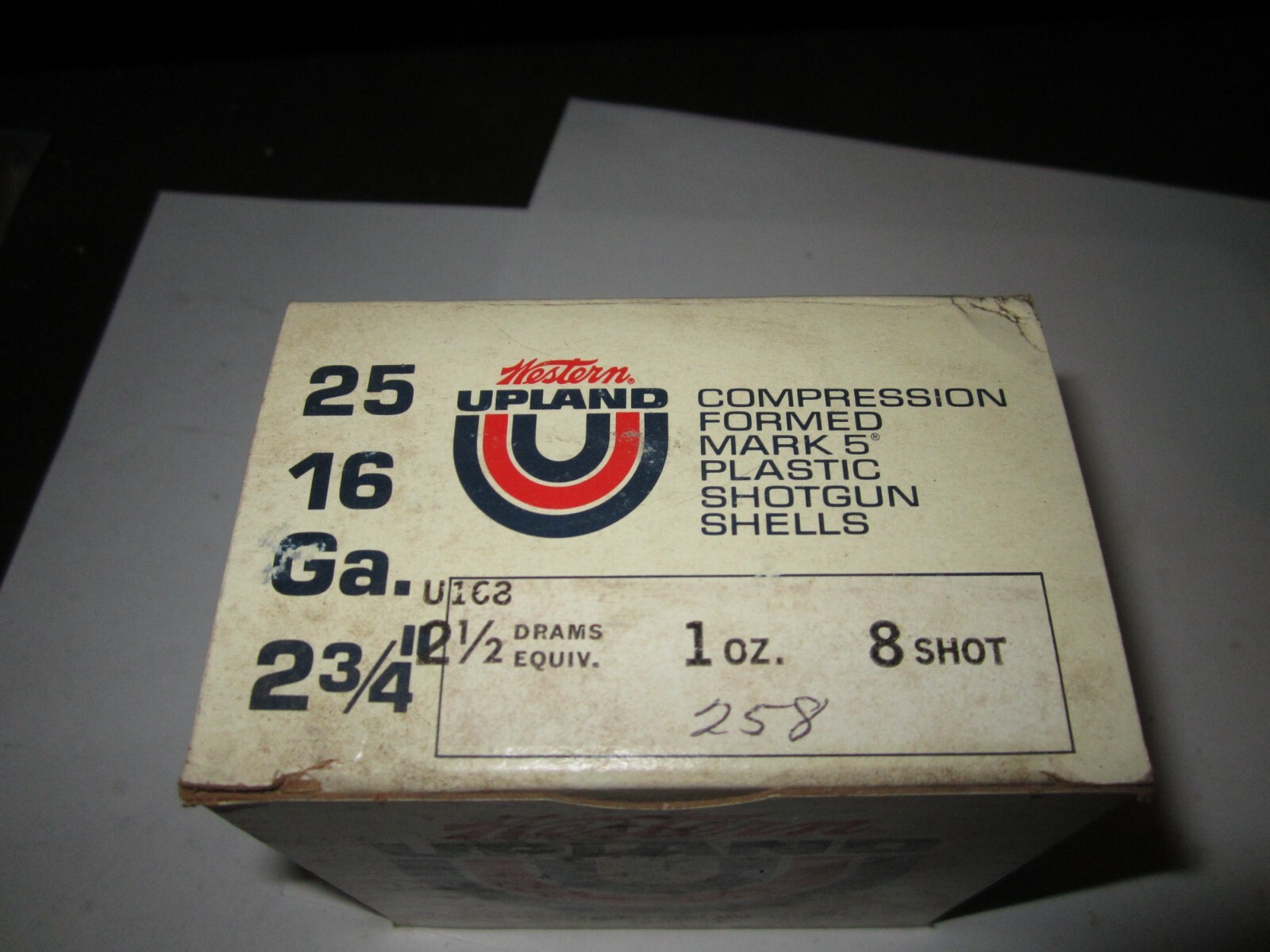 VINTAGE EMPTY Western UPLAND EARLY PLASTIC SHOTGUN SHELL BOX 16 GA. | eBay