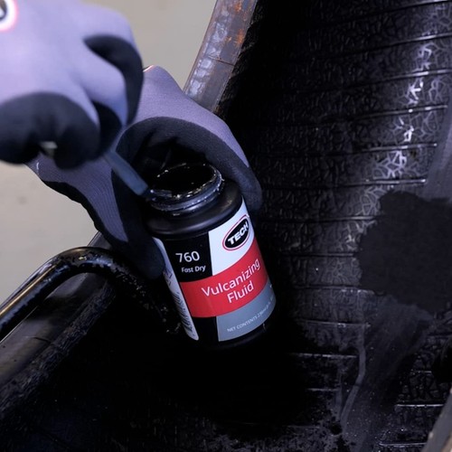 TECH Tire Chemical Vulcanizing Fluid - Tire Repair Glue for Permanent ...