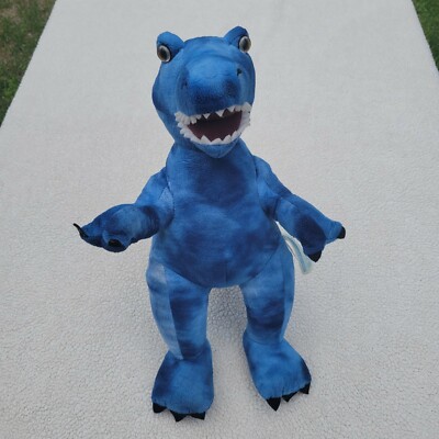 Build A Bear Blue 16" Tyrannosaurus T Rex Jurassic Dinosaur Plush BABW ...