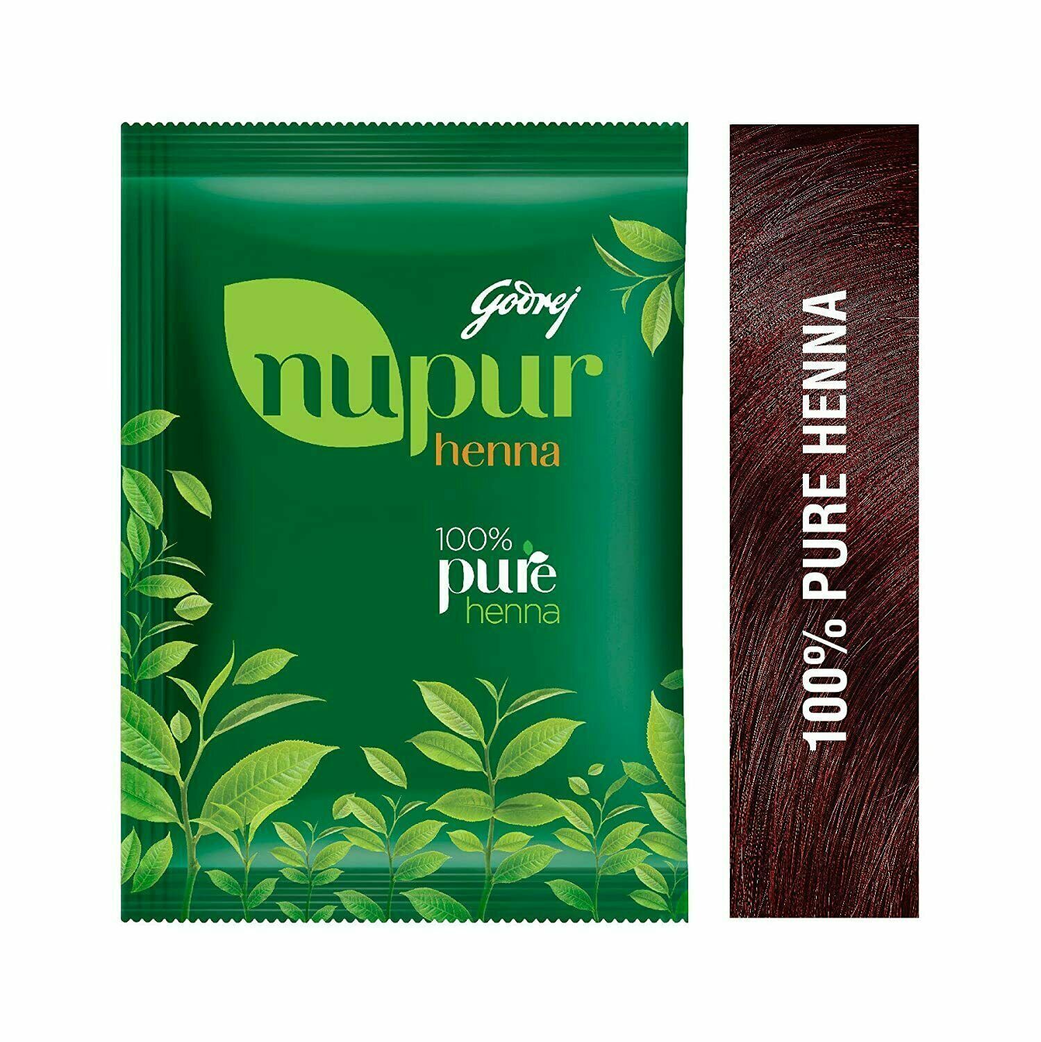 Godrej Nupur Henna Powder Mehendi 120 grams pack Hair Color 100% ...