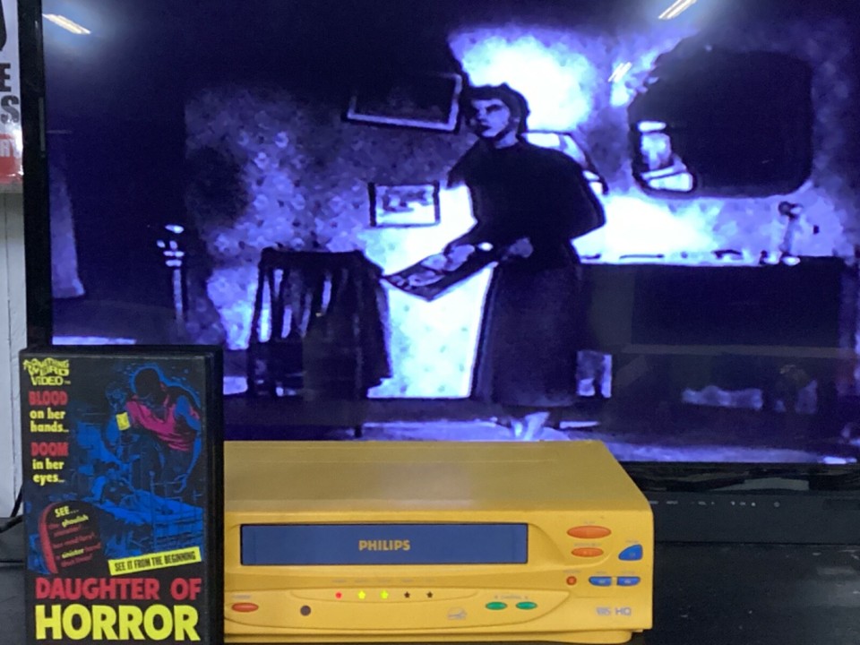 Daughter Of Horror VHS 1955 Tape Film Something Weird Video Rare Horror ...