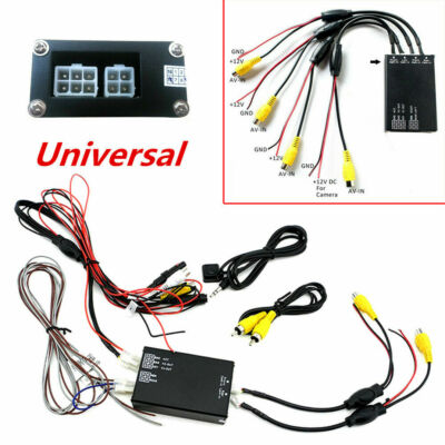 360 Degree Car Parking Panoramic View Rearview 4Way Camera Control Box ...