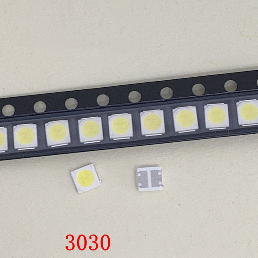 100pcs LED Backlight 3030 3V 6V Cool White TV Application for LED ...