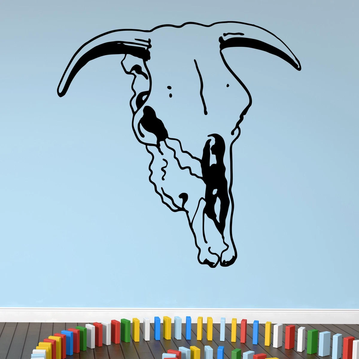Buffalo Skull Decals