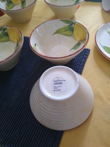 Sur La Table Italian Lemon Cereal/Soup Bowl | eBay