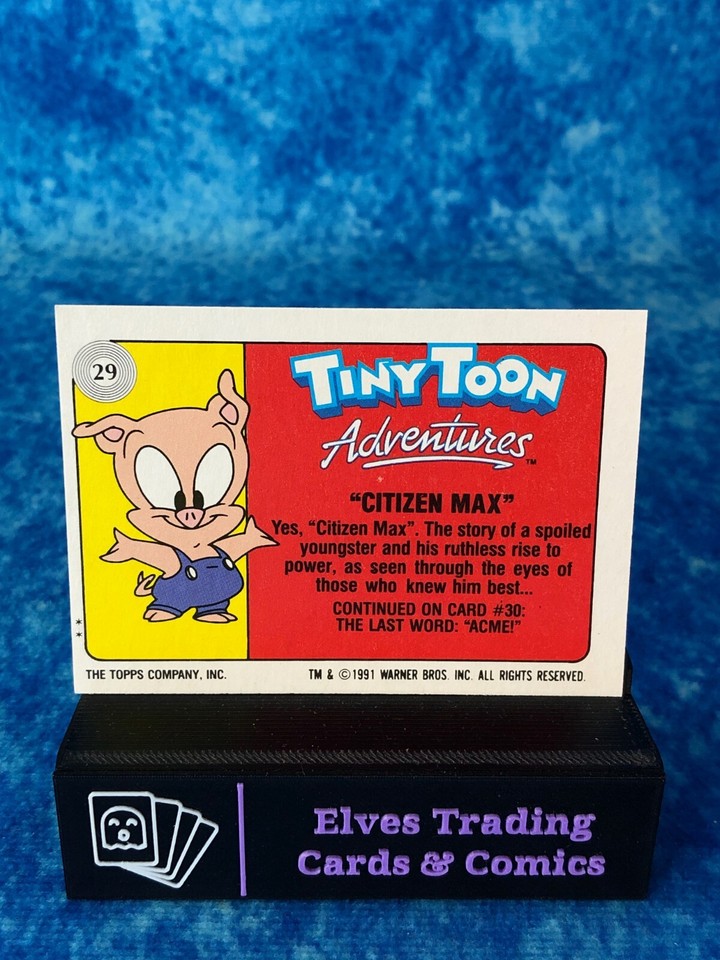 Tiny Toon Adventures UK VER SINGLE Non-Sport Trading card by Topps Ireland 1991 | eBay UK