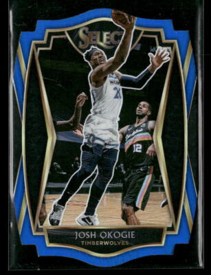 2020-21 Select Josh Okogie #144 Blue Die Cut 013/249 Timberwolves | eBay