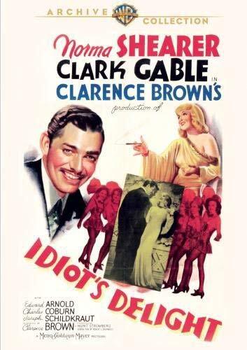 Idiot's Delight (DVD) Clark Gable Edward Arnold Norma Shearer ...