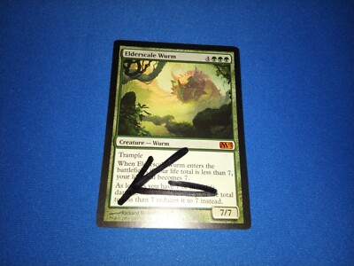 MTG Magic Elderscale Wurm Signed Artist Proof X1 M13 2013 Richard ...