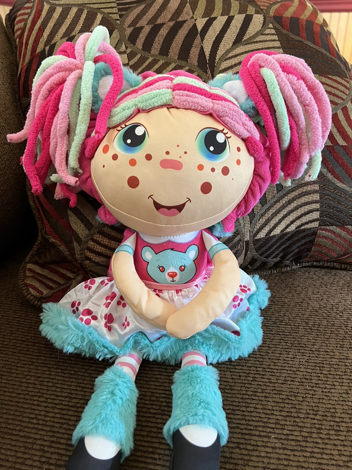 Flip Zee Girls Zoey 18" 2-in-1 Plush Doll Cuddly Soft Cloth Pink | eBay