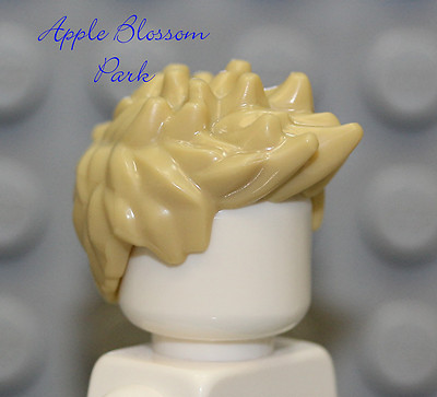 NEW Lego Minifig Spike TAN HAIR Minifigure Spiked Spiky Male Boy Short ...