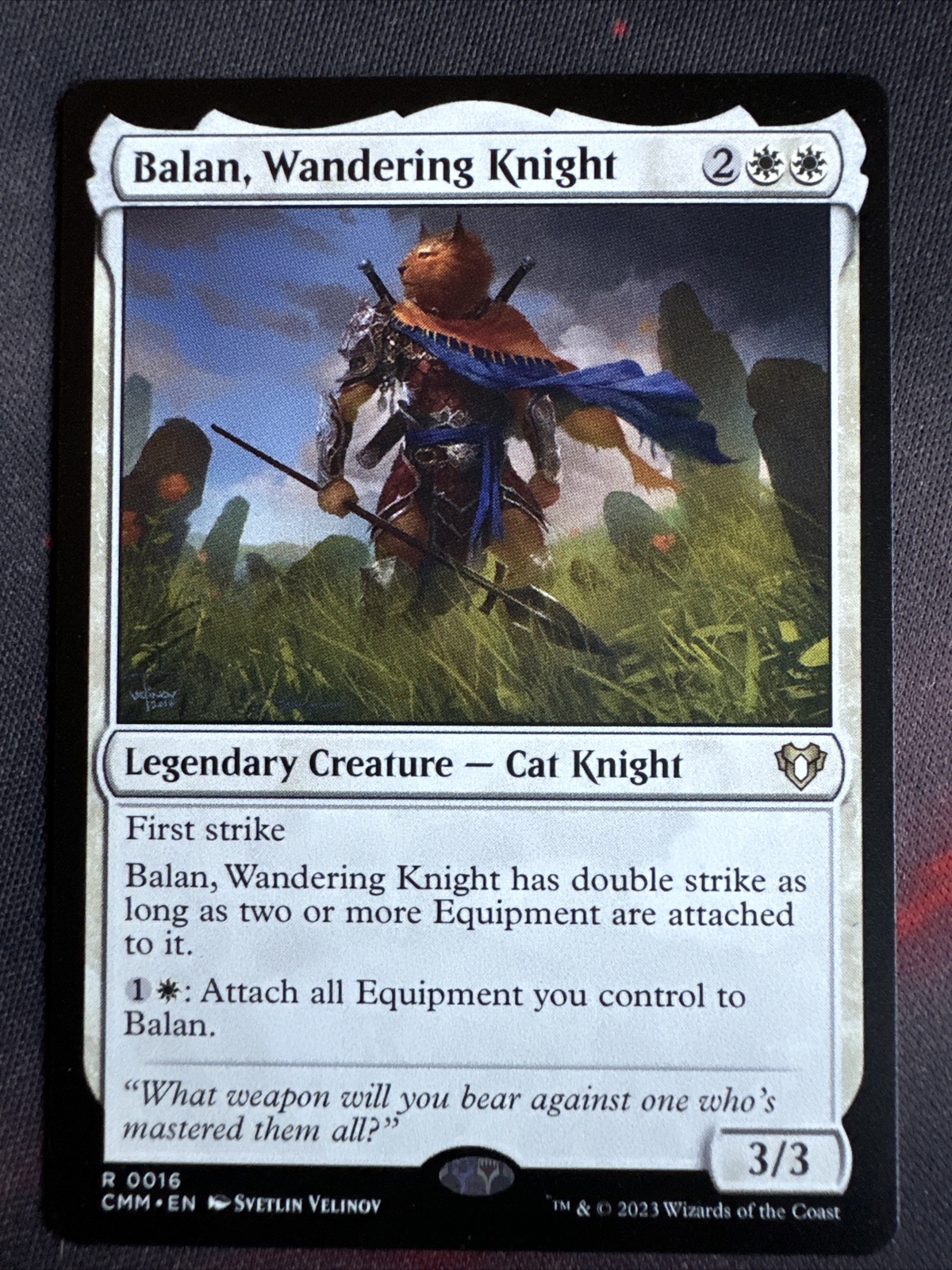 MTG Balan, Wandering Knight Commander Masters 0016 Regular Rare | eBay