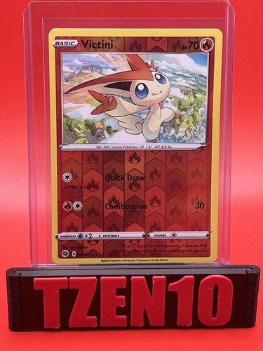Victini Reverse Holo Champion's Path #07/73 Pokemon TCG | eBay