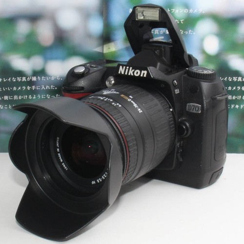 Nikon D70 DSLR Camera Kit with New Bag, Lens, CF Card, Beginner ...