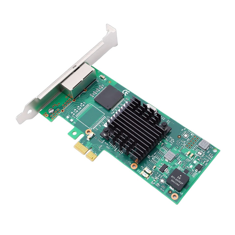 1G Gigabit Network Card PCI Express 2.0 X1 Ethernet Adapter With Dual ...