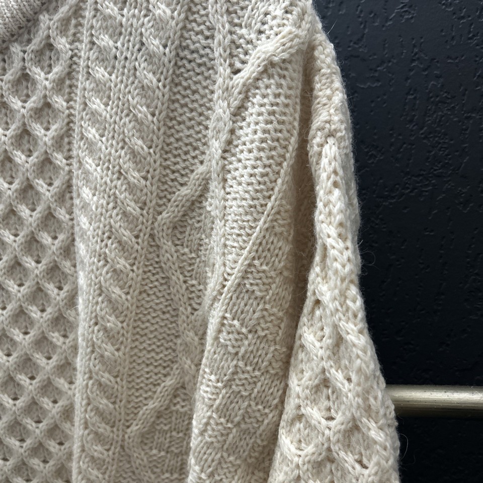 Aran Crafts Ireland Jumper Size L VGC Unisex 100% Wool | eBay UK