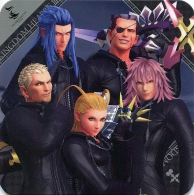 Kingdom Hearts III Organization XIII Character Coaster 90x90mm Duty ...