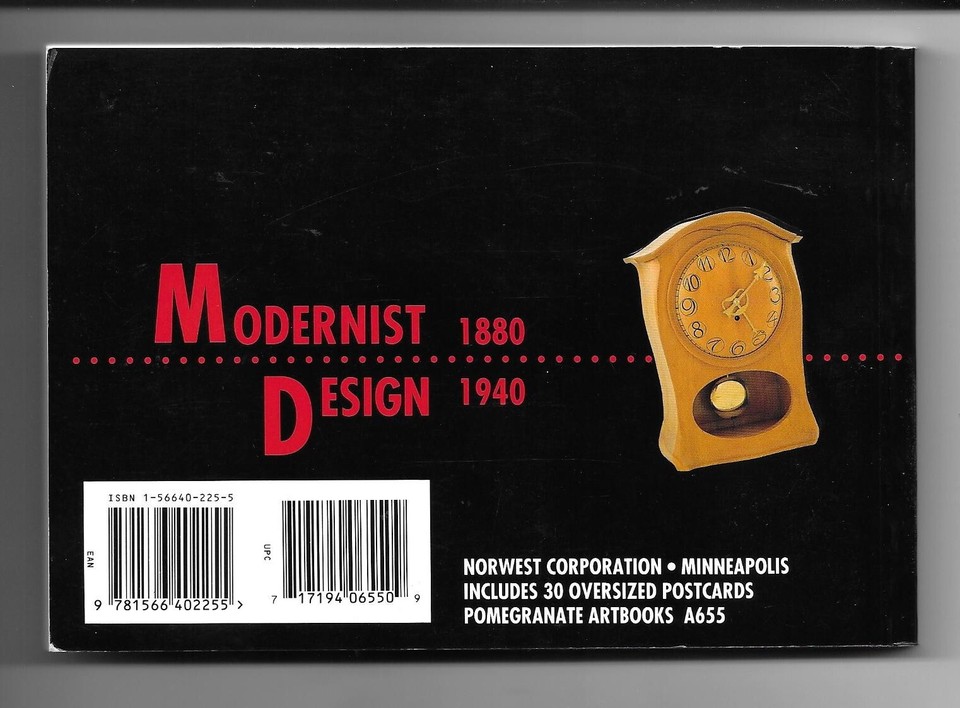 MODERNIST DESIGN 1880-1940 Norwest 30 Postcards WRIGHT Tiffany KNOX ...