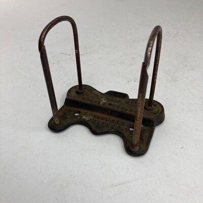 Antique Yawman & Erbe Co. Cast Iron Bill Receipt Holder - Clipboard ...