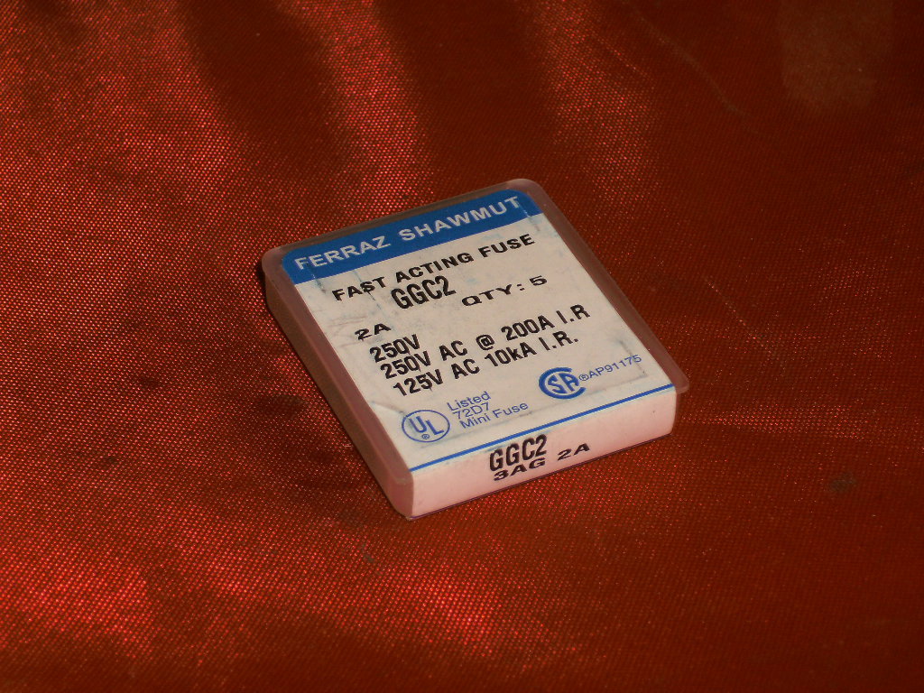 FERRAZ SHAWMUT GGC2 FAST ACTING FUSE 2A - PACK OF 5 | eBay