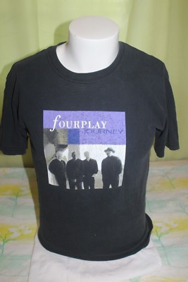 Fourplay Journey Jazz Tour Men’s Black T Shirt Size Small | eBay