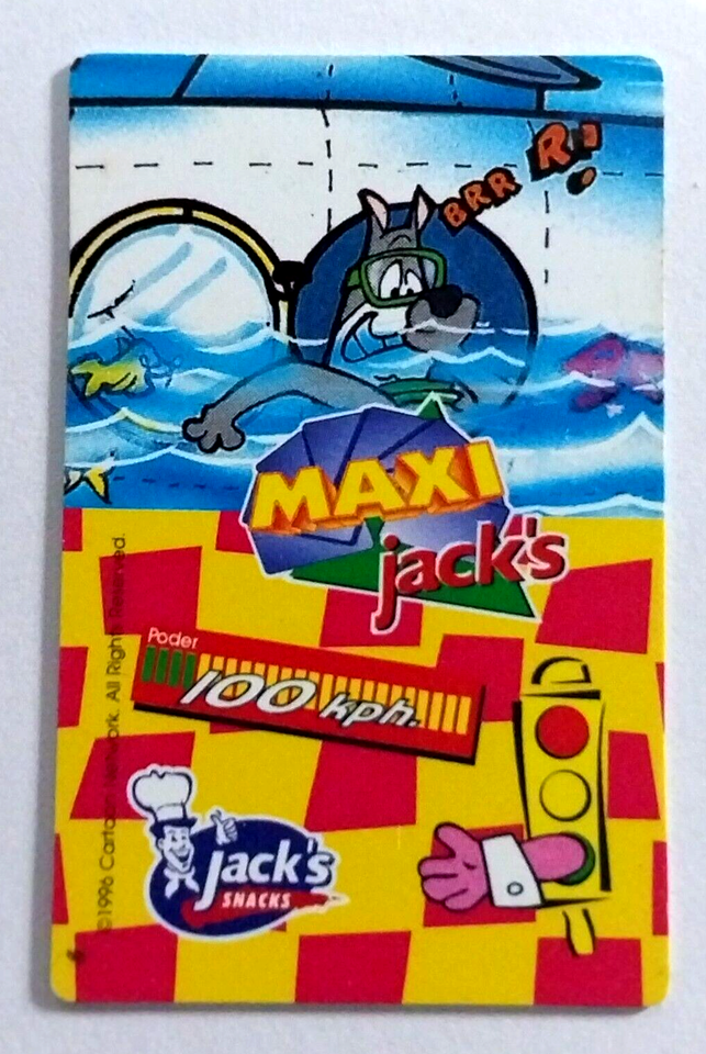 1996 MINI CARD Maxi Jack's Snacks COLOMBIA #32B Frankenstein Jr ...