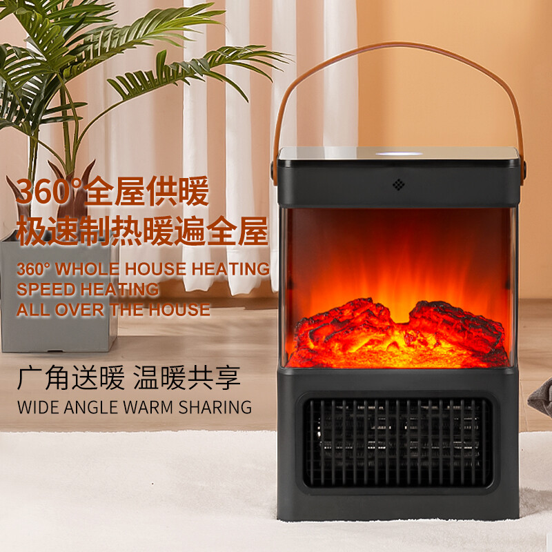 HQ Electric Fireplace Heater Stove 2000W 3D Realistic Flame Effect Home ...
