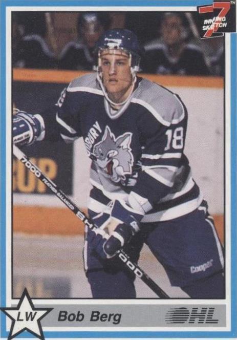 1990-91 7th Inning Sketch OHL - Bob Berg #400 (RC) for sale online | eBay