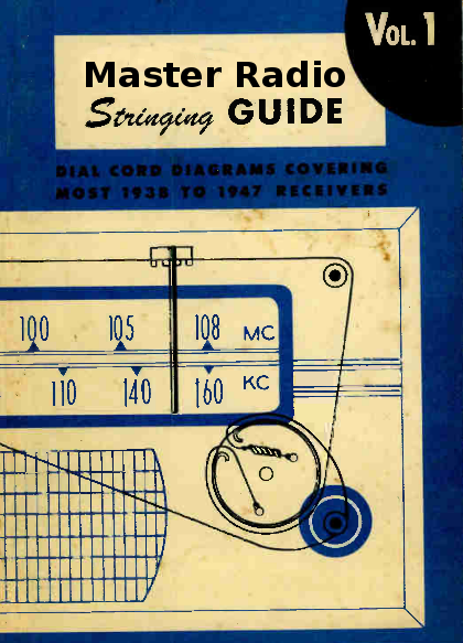 Vintage Master CollectionTube Radio Dial Cord Stringing Guide on CD ...