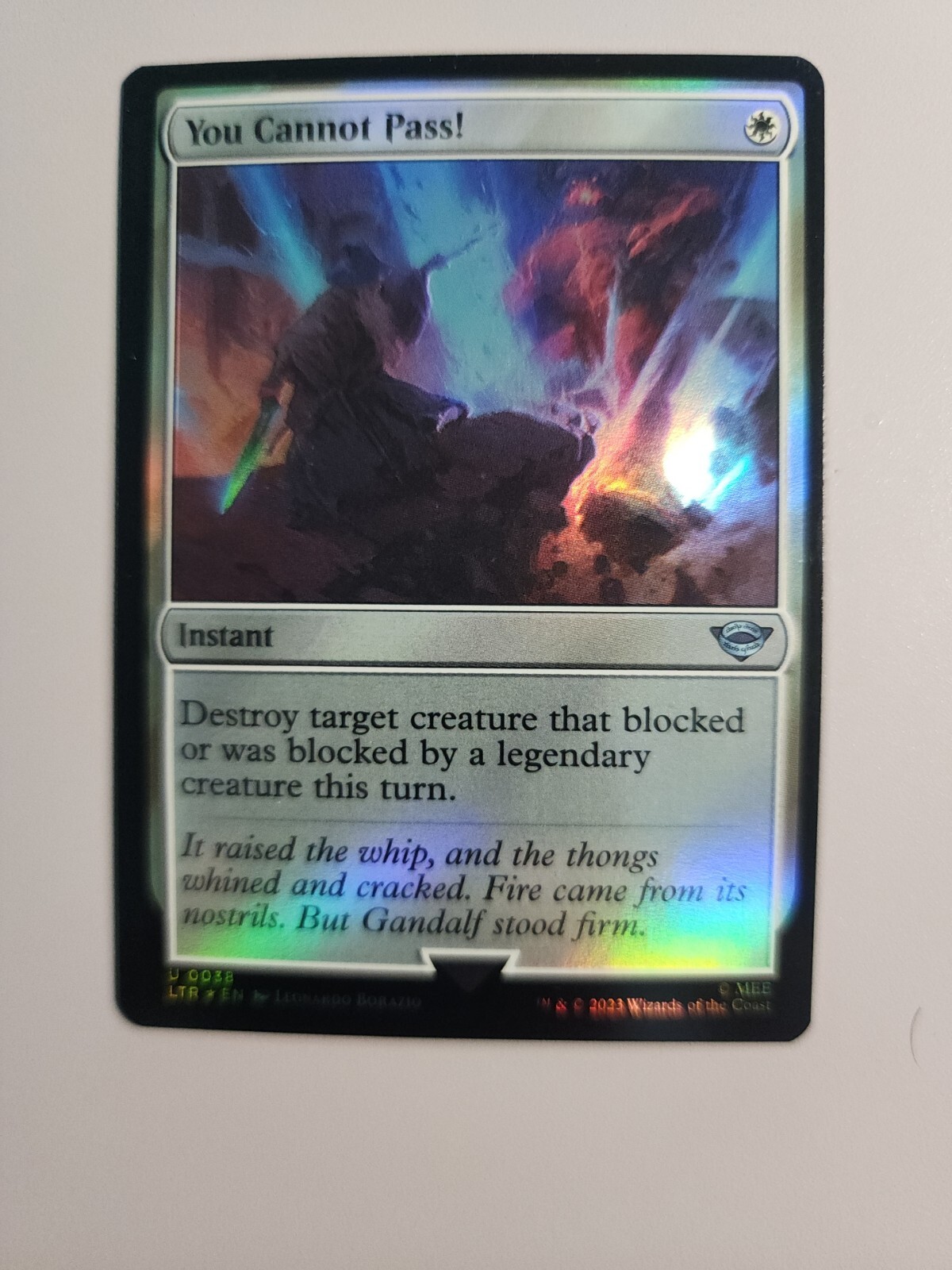 MTG You Cannot Pass! LotR: Tales of Middle-earth 0038 Foil Uncommon | eBay