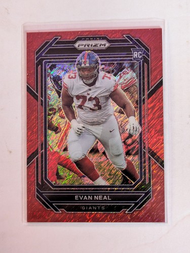 2022 Panink Prizm Evan Neal Rookie Red Shimmer Prizm /35 SSP Giants ...