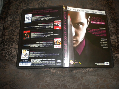 Classic Slasher 5 Horror Movie Collection 2 DVD Set Deep Red Basement ...