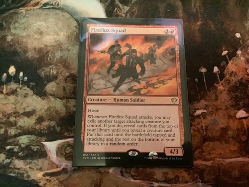 MTG - Magic the Gathering Card - Fireflux Squad - Human Soldier ...