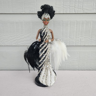 Mattel Bob Mackie Starlight Splendor Barbie Doll 1991 Black White ...