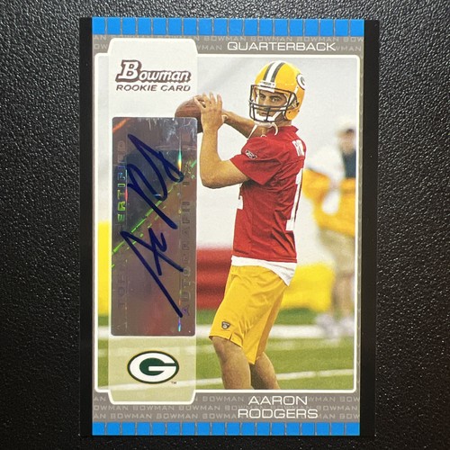 2005 TOPPS AARON RODGERS AUTOGRAPH ROOKIE CARD AUTO PACKERS AUTOGRAPHED ...