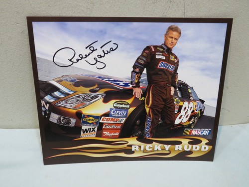 NASCAR Ricky Rudd 2007 Snickers 88 Robert Yates Autographed 8 x 10 ...