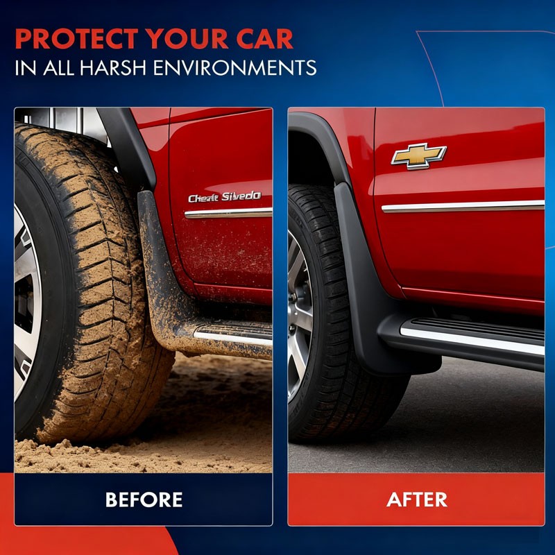For 2014-2018 Chevy Silverado Splash Guards Mud Flaps Front Rear ...