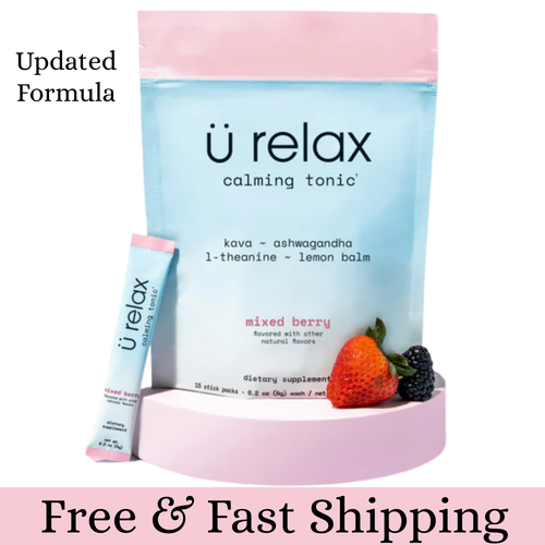 U Relax Calming Co - Mixed Berry Flavored 15 Sticks Pack - Brand New ...