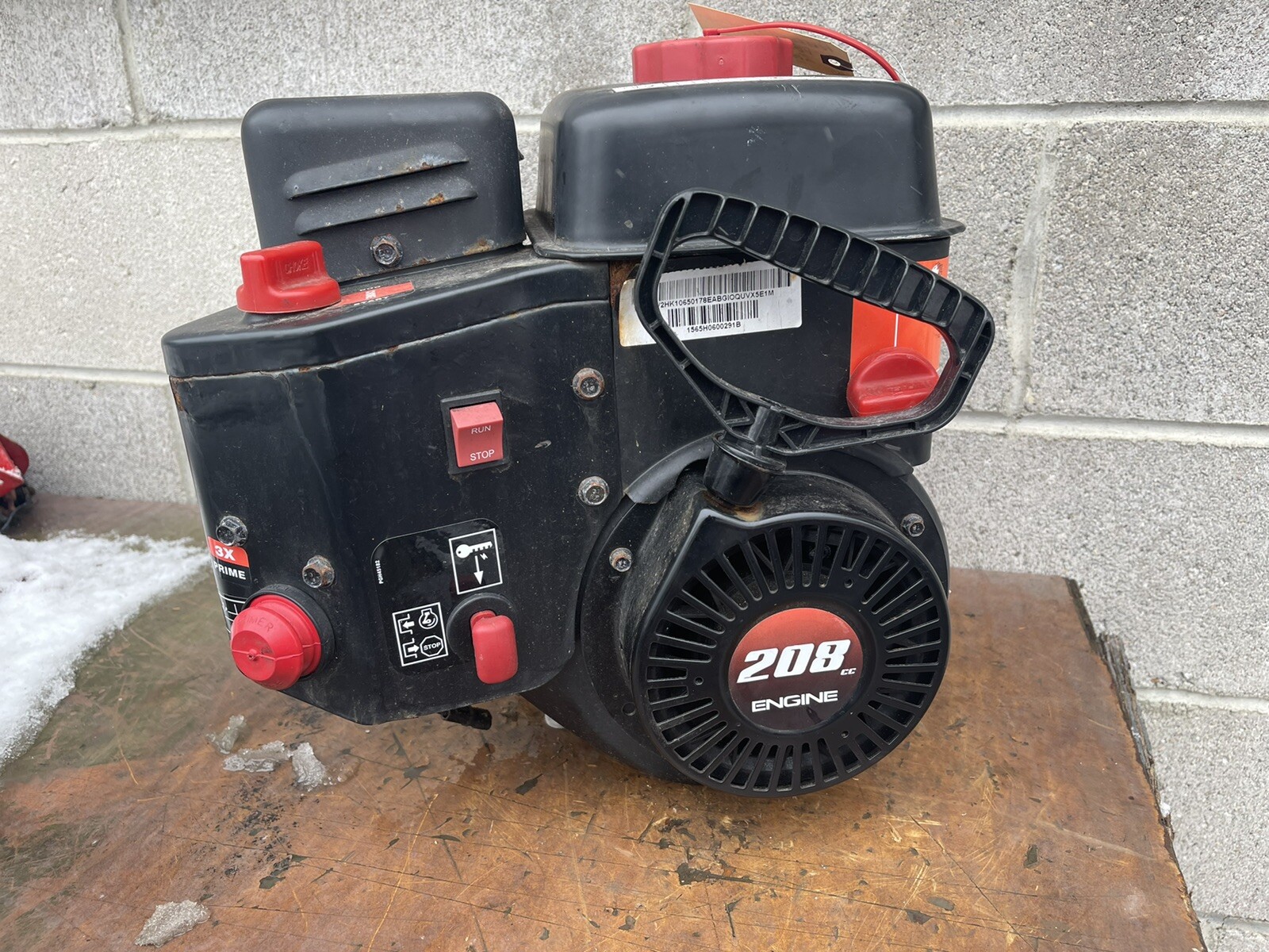 POWERSMART 208cc SNOWBLOWER LCT ENGINE 178EA | eBay