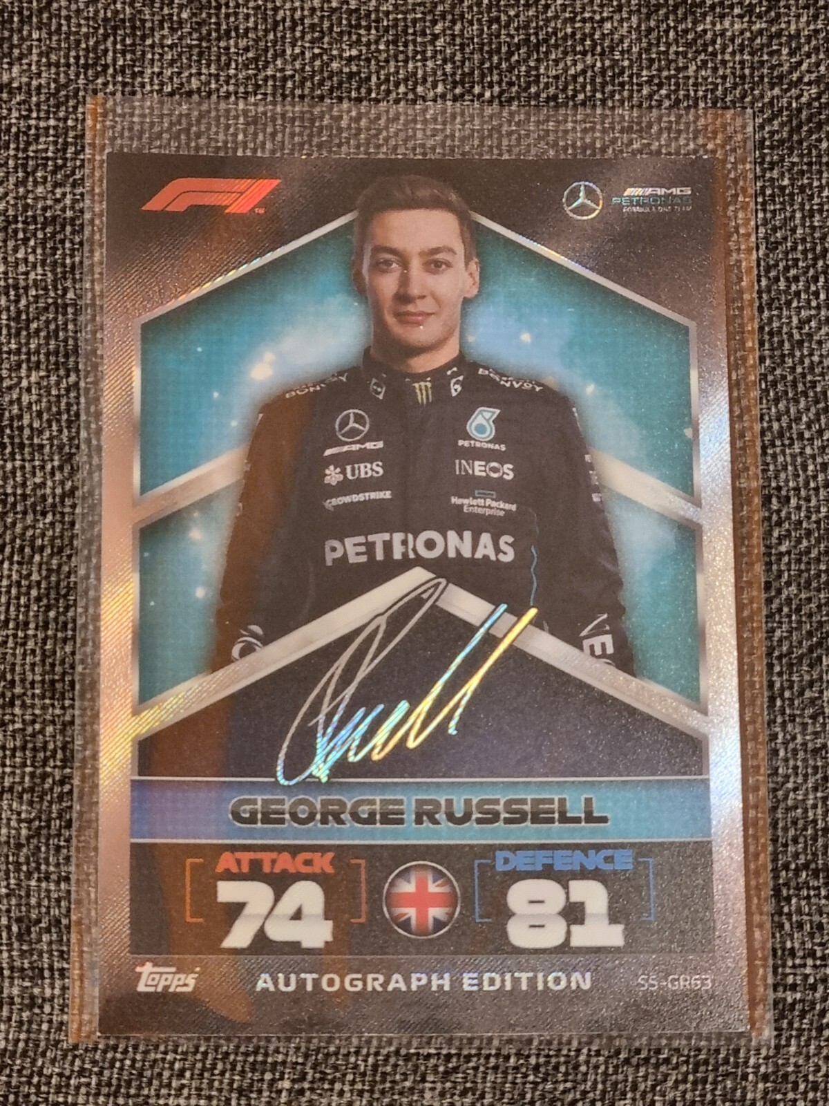 Topps Turbo Attax 2022 - George Russel - Autograph Edition - SS-GR63 ...