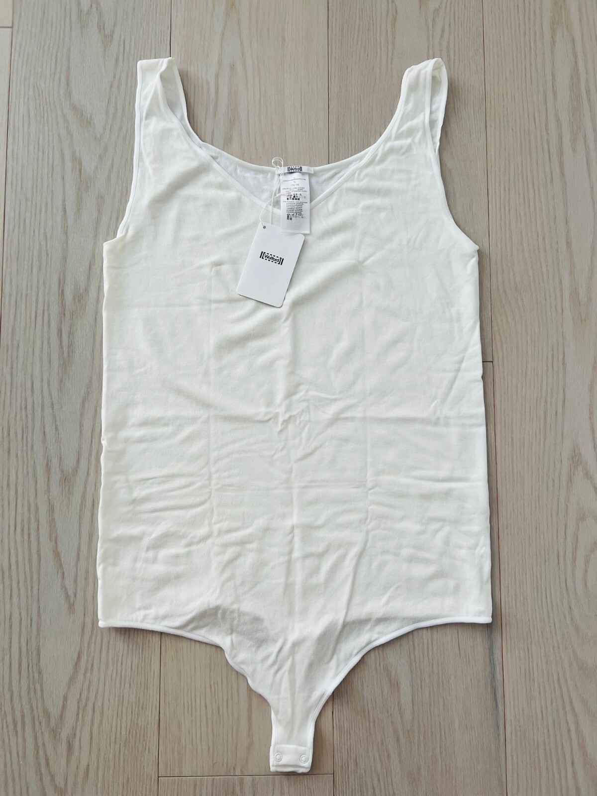 Wolford Viscose String Body 76050 White Bodysuit ( L ) | eBay