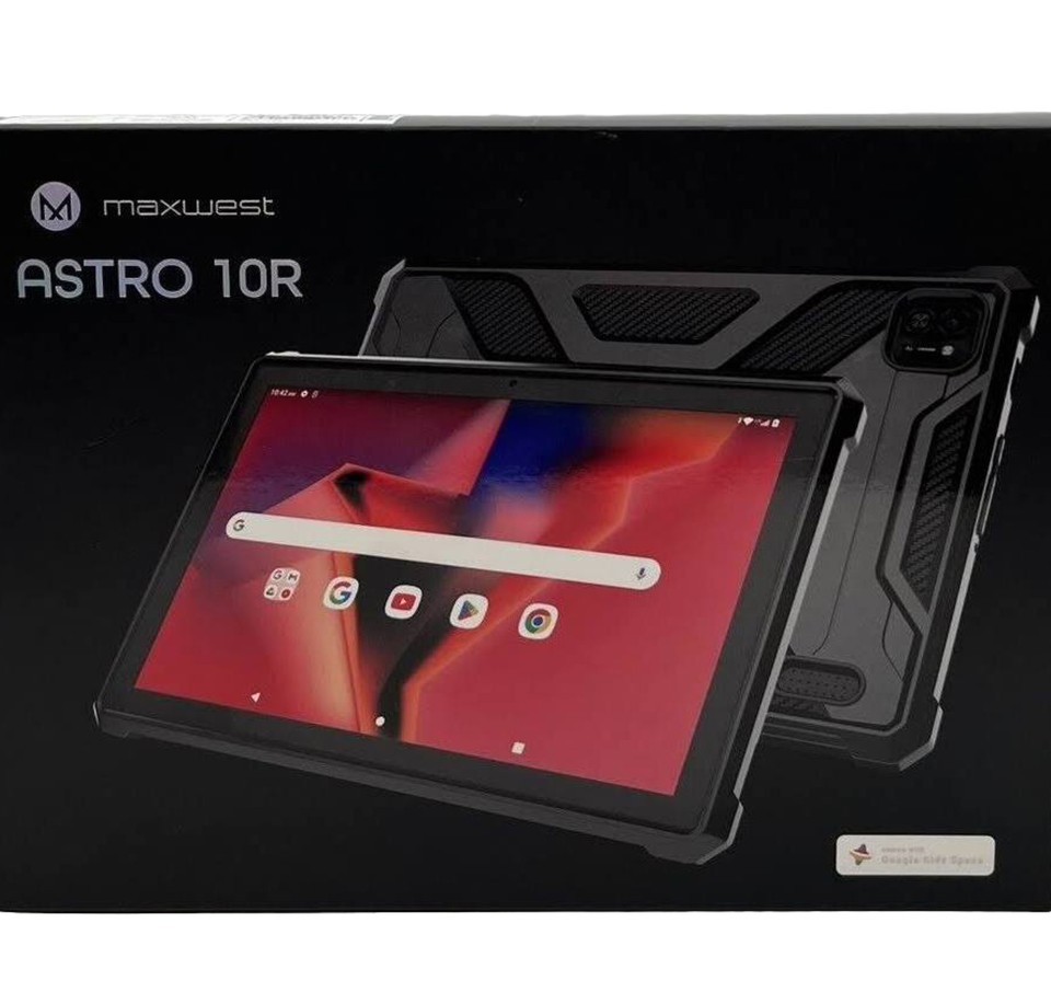 Maxwest Astro 10R Android LTE Tablet, 10.1 Curved HD Screen, 32GB ...