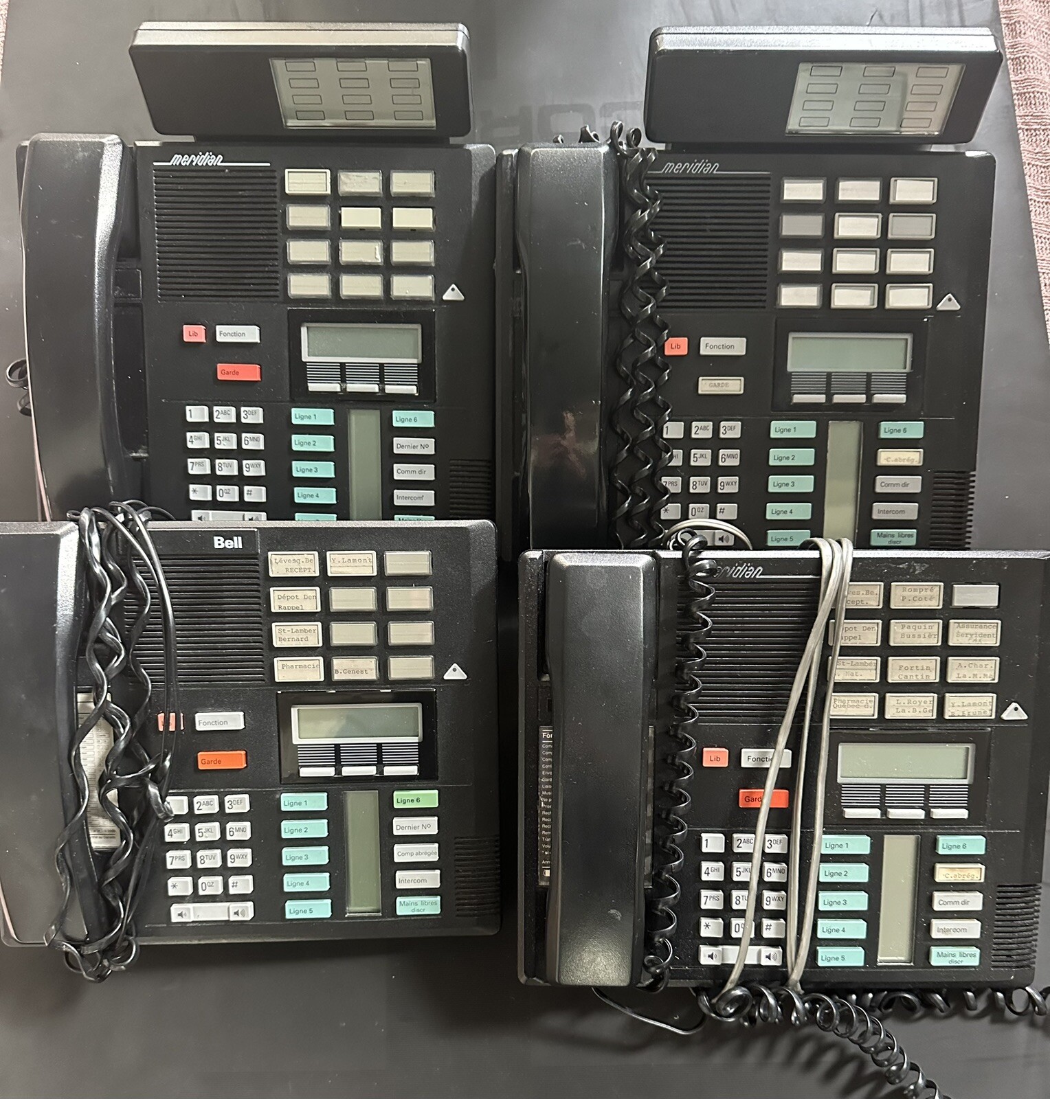 Meridian/Bell Business Telephone Set of 4 Phones M7310 or so Nortel | eBay