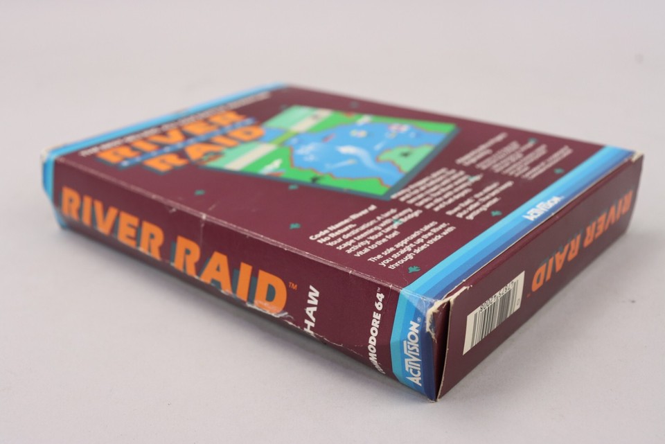 River Raid Commodore 64 C64 Disk Version 1982 Activision w/Box - No ...