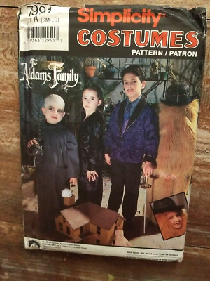 Simplicity Sewing Pattern 7991 Children's Addams Family Costumes Sizes ...