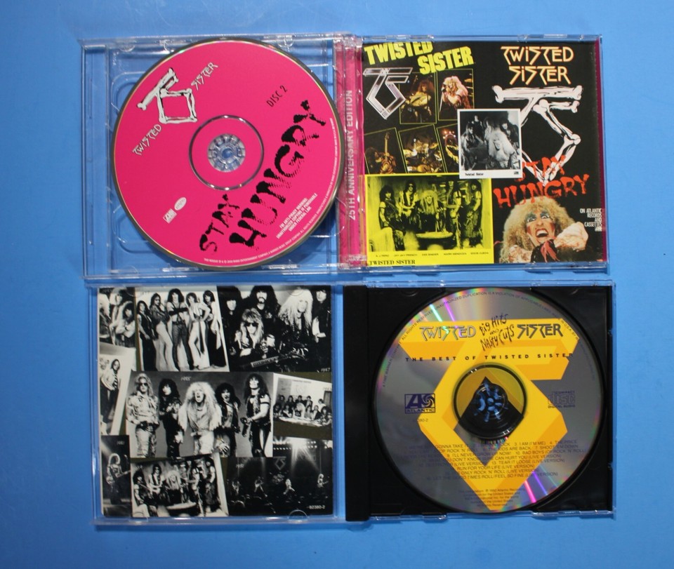 Twisted Sister CDs 25th Anniversary Stay Hungry 2 Discs - Big Hits ...