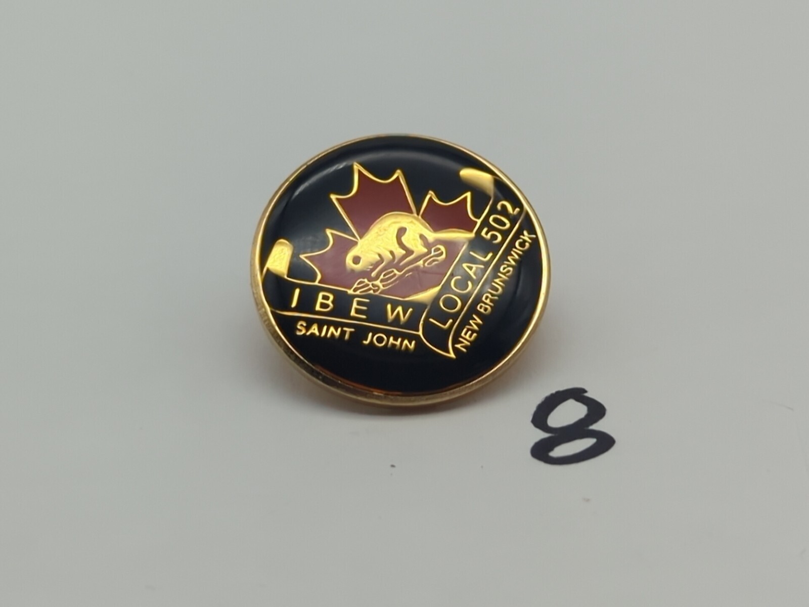IBEW LOCAL UNION LU LAPEL PIN INTERNATIONAL BROTHERHOOD ELECTRICAL 502 ...