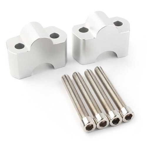 Silver Handlebar Extension Moved Up Handle Bar Riser for BMW G310GS ...