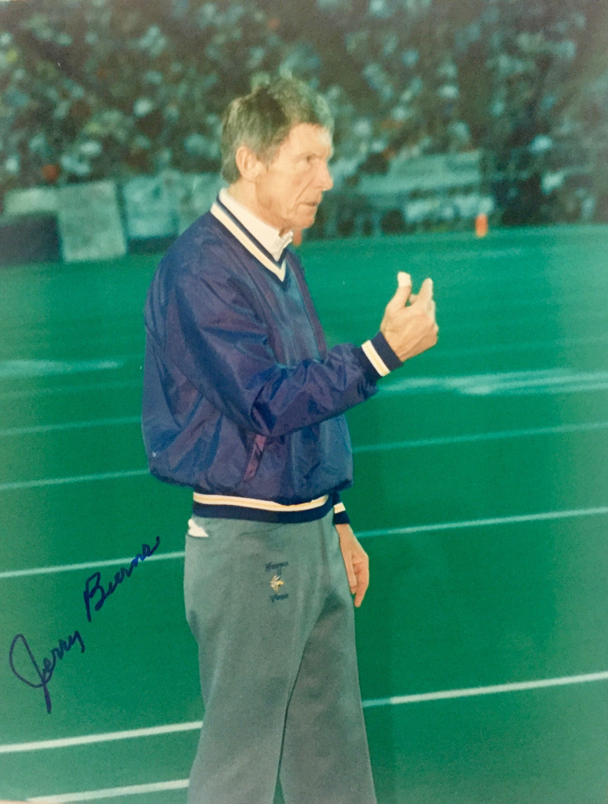 JERRY BURNS Minnesota Vikings Signed Color 8x10 Photo #4 W/COA | eBay
